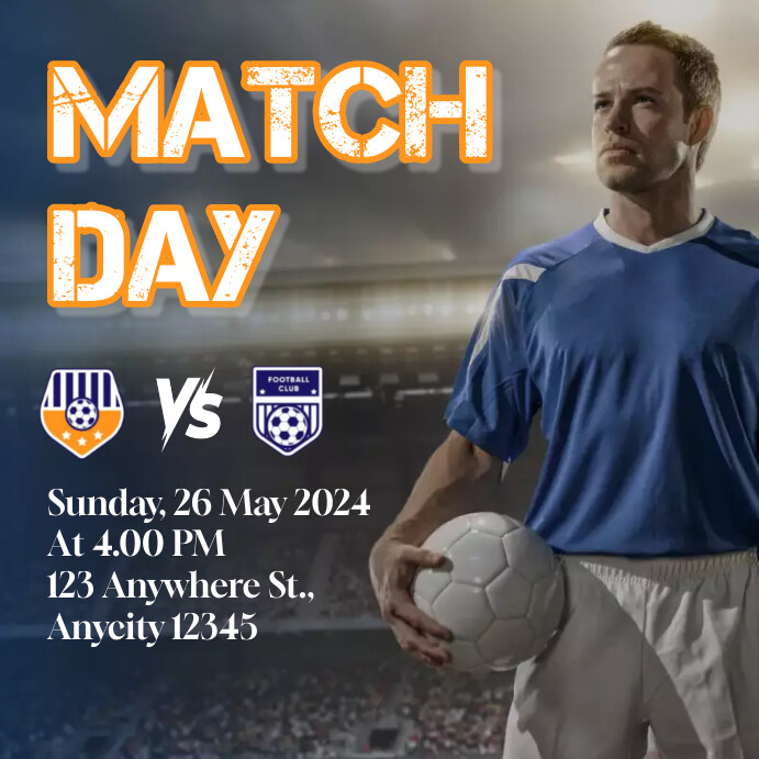 Copy of Match Day | PosterMyWall