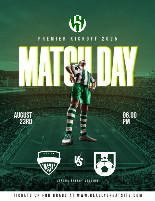 Plantilla de MATCH DAY | PosterMyWall