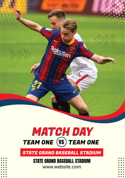 Plantilla de MATCH DAY | PosterMyWall