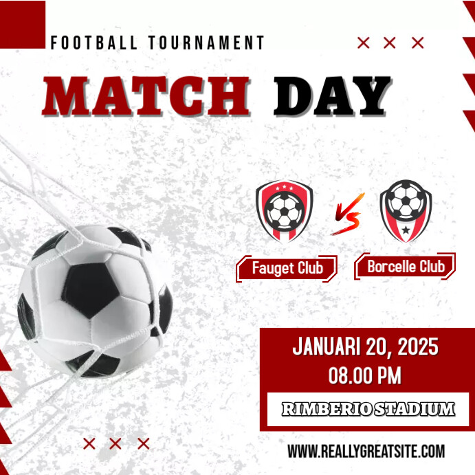 Match Day Template | PosterMyWall