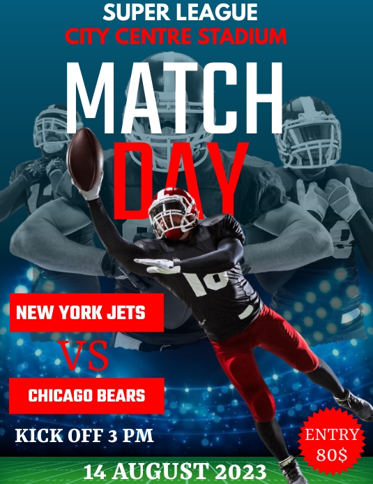 Match Day Template | PosterMyWall