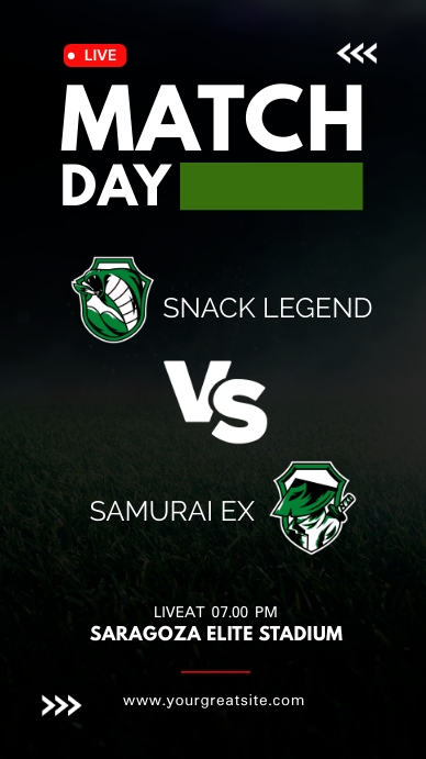 Copy of Match Day | PosterMyWall