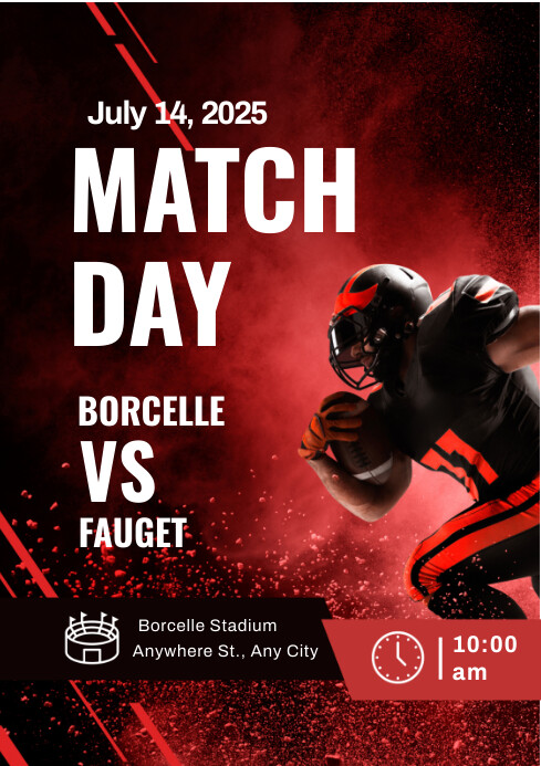 Copy of Match Day | PosterMyWall