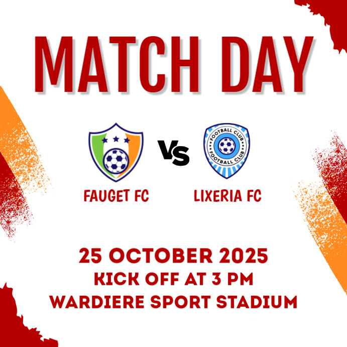 Match Day Template | PosterMyWall