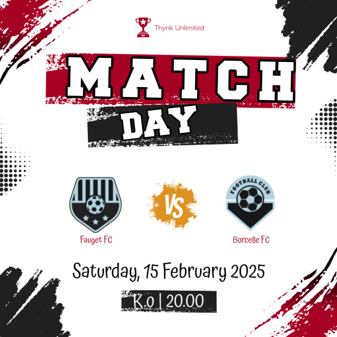Match Day Template | PosterMyWall