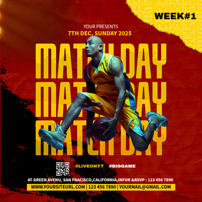 Copy of Match Day Flyer | PosterMyWall
