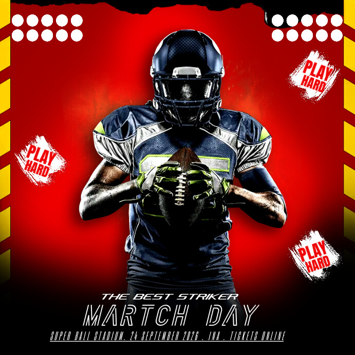MATCH DAY FLYER Template | PosterMyWall