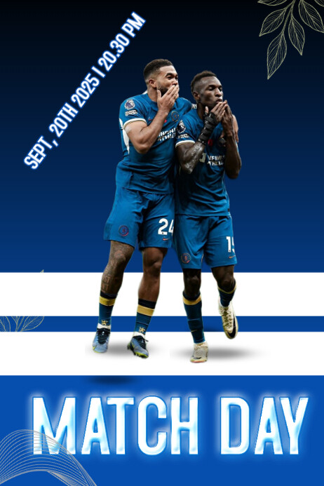 Match Day Poster Template | PosterMyWall