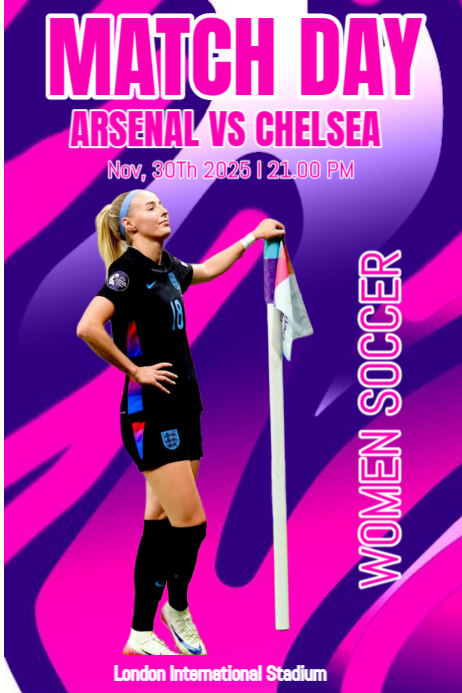 Match Day Soccer Poster Template | PosterMyWall