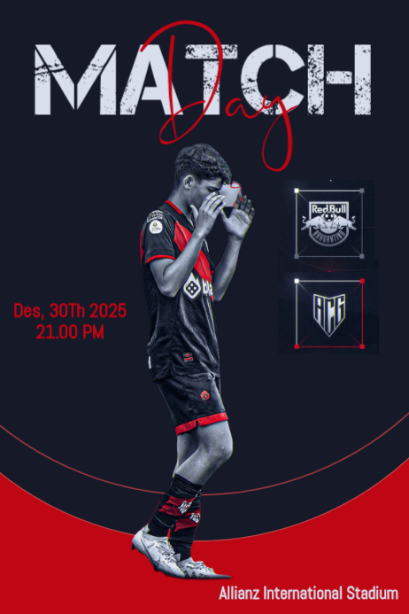 Match Day Soccer Poster Template | PosterMyWall