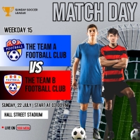 Plantilla de Big Match day template | PosterMyWall