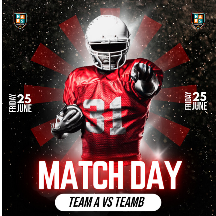 match day sports Template | PosterMyWall