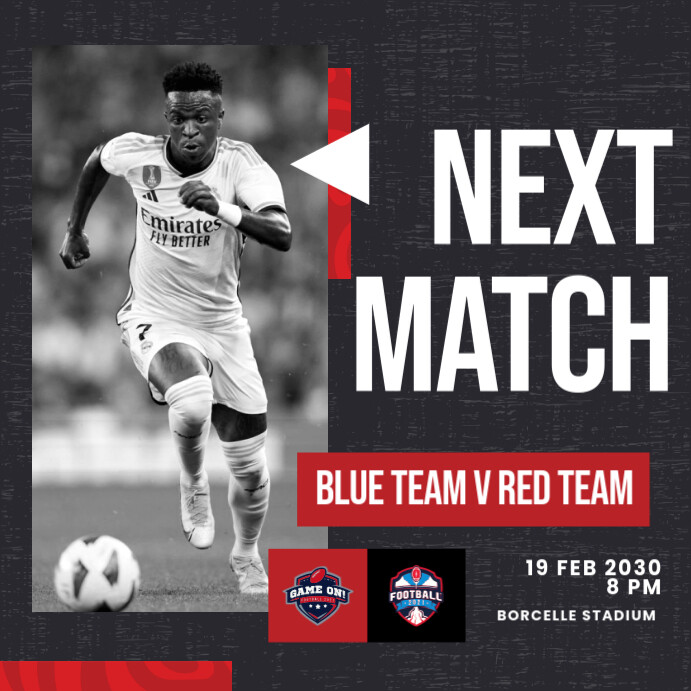 match day template | PosterMyWall