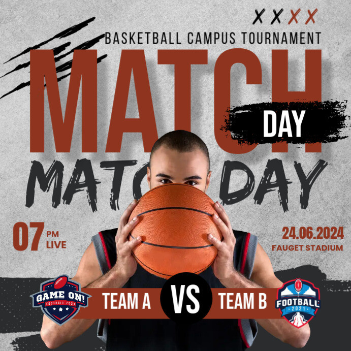 match day template | PosterMyWall