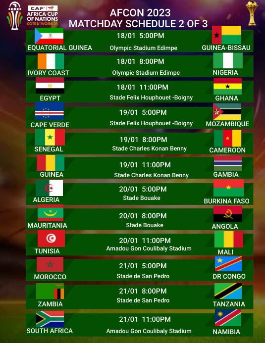 match schedule Template | PosterMyWall