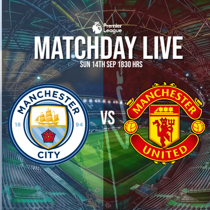 Matchday live Template | PosterMyWall