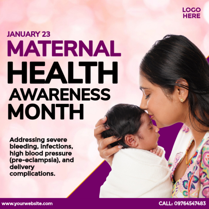 Maternal Health Awareness Day Template | PosterMyWall