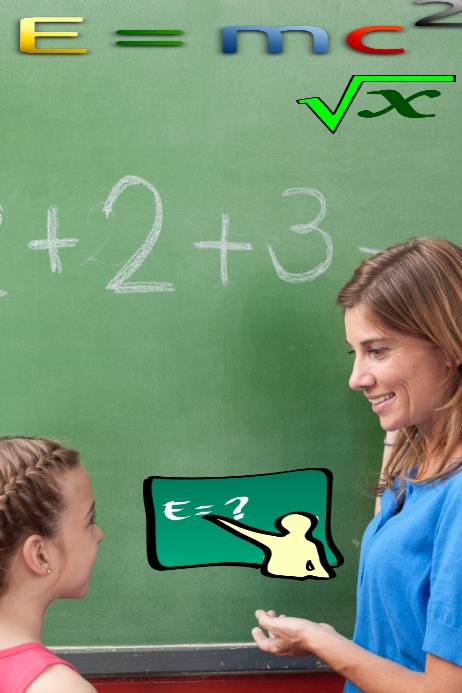 Copy of Math home teacher | PosterMyWall