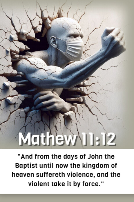 Plantilla de Mathew 11:12 | PosterMyWall
