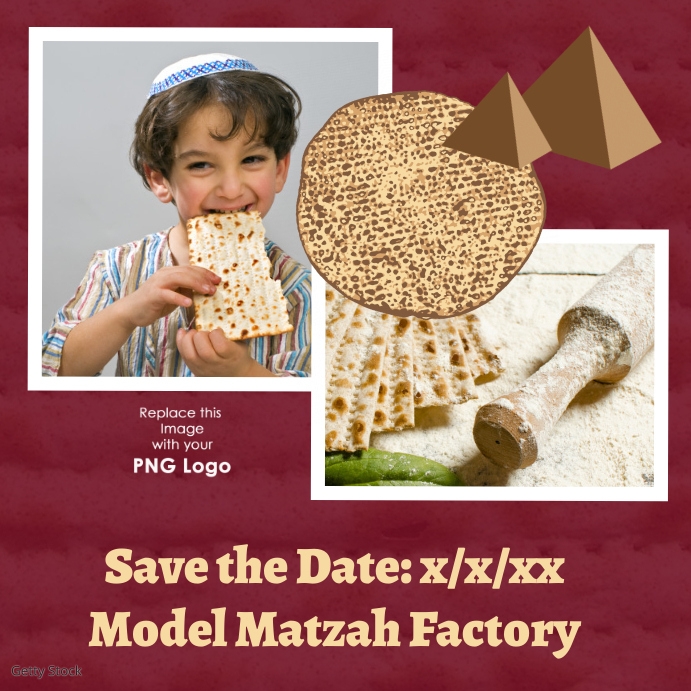 Matzah - Branded Template | PosterMyWall