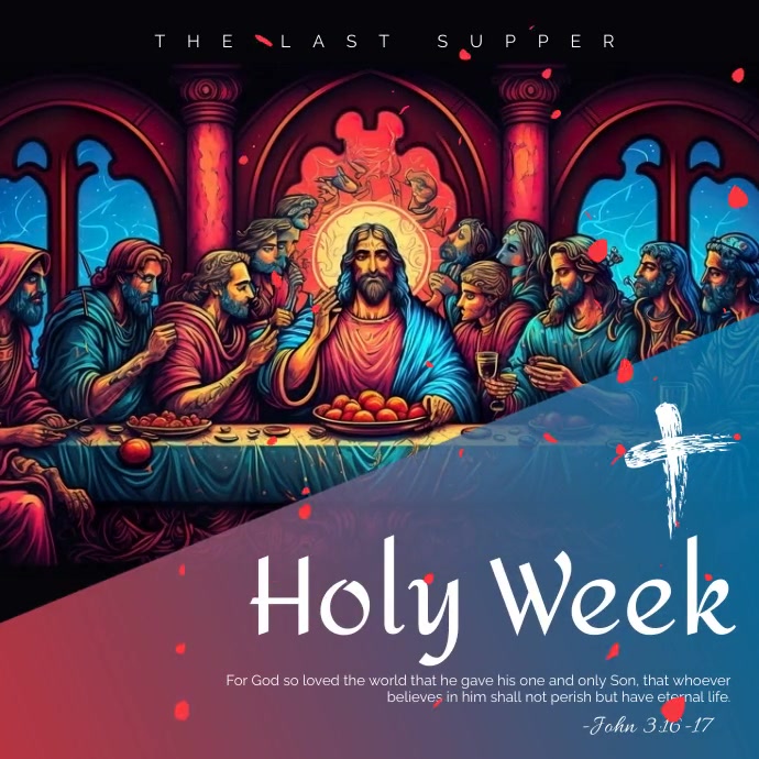 Maundy Thursday Template | PosterMyWall