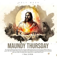 Maundy Thursday Template | PosterMyWall