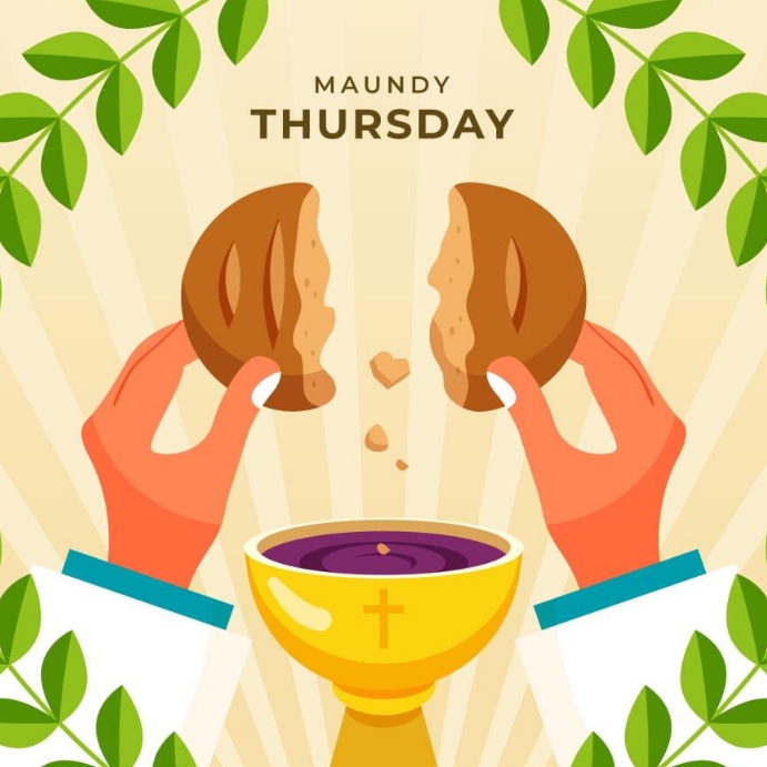 Maundy Thursday illustration Template | PosterMyWall