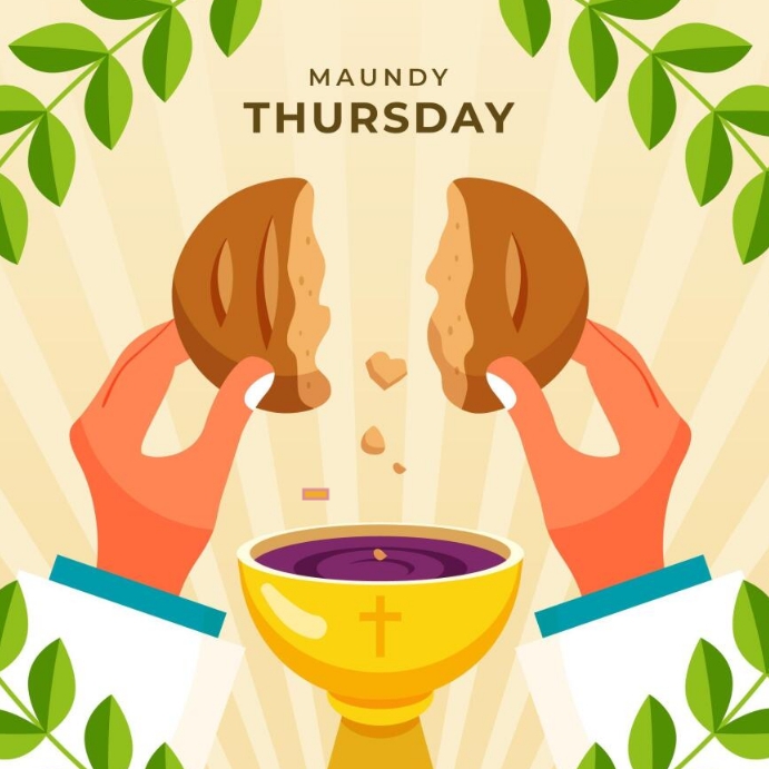 Copy of Maundy Thursday poster design template | PosterMyWall