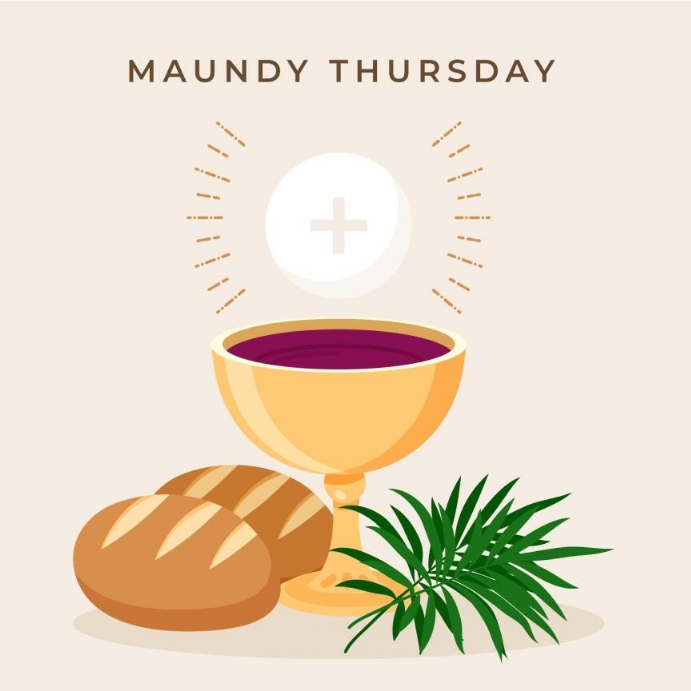 Maundy Thursday poster design template | PosterMyWall