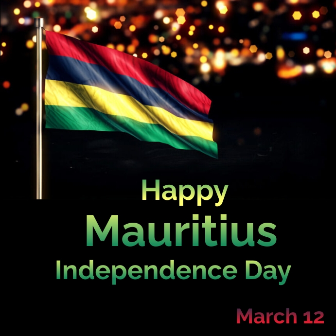 Plantilla de Día de Mauricio | PosterMyWall