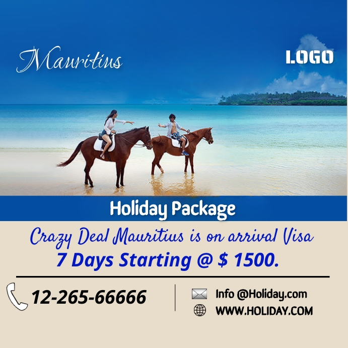 Copy of MAURITIUS HOLIDAY | PosterMyWall