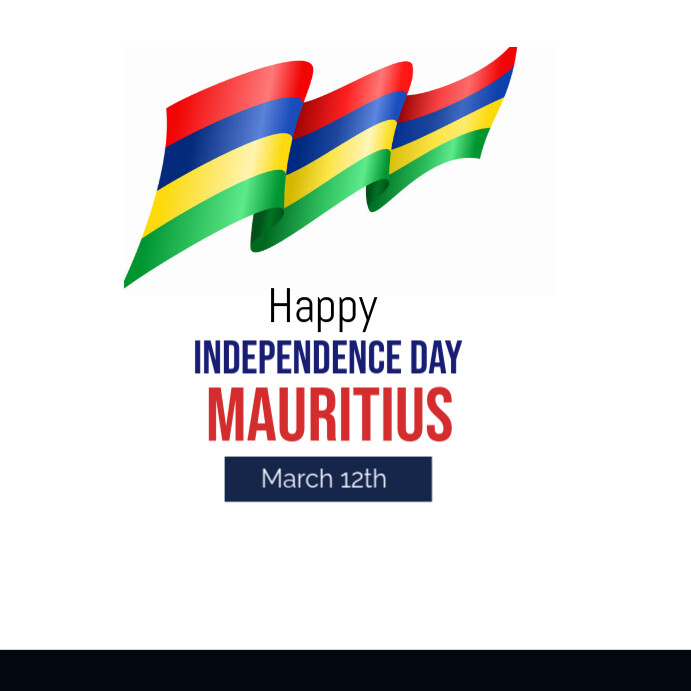Copy of mauritius independence day | PosterMyWall