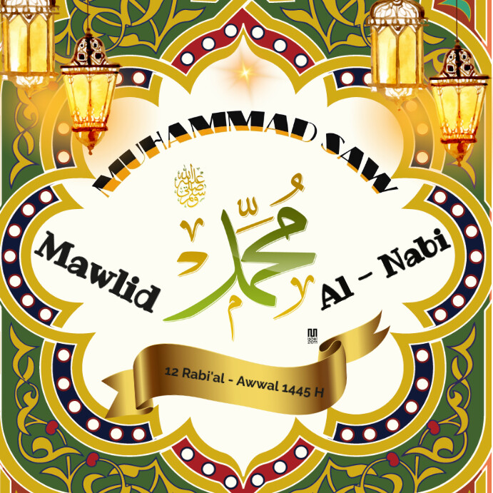HAPPY MAWLID NABI MUHAMMAD Template | PosterMyWall