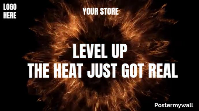 Maximalist 🔥 Level Up — The Heat Just Got Real Digital Display (16:9 ...