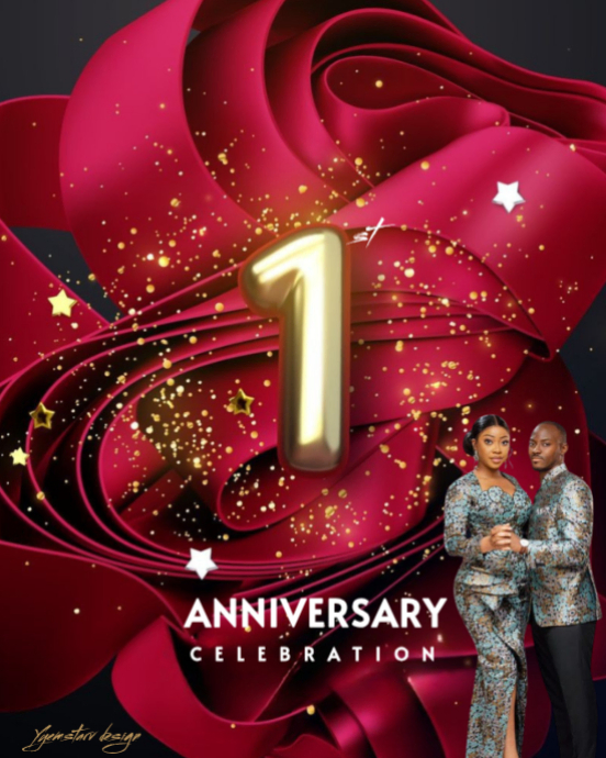 Plantilla de Maximalist 1st Anniversary Celebration Instagram Portrait ...