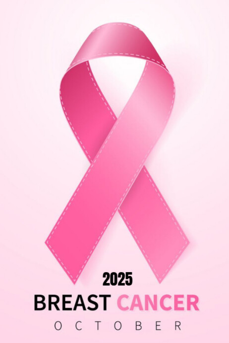 Maximalist 2025 Breast Cancer Poster Template | PosterMyWall