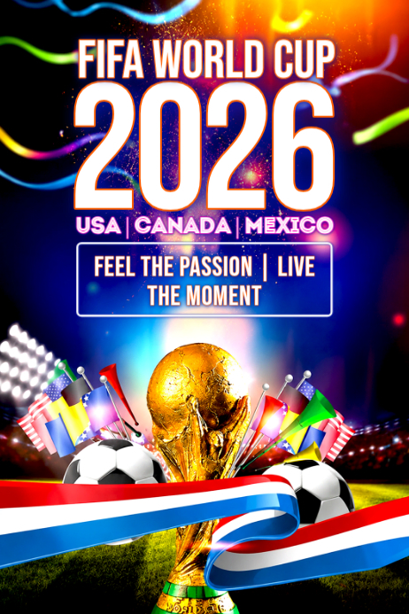 2026 Fifa World Cup Posters Template | PosterMyWall
