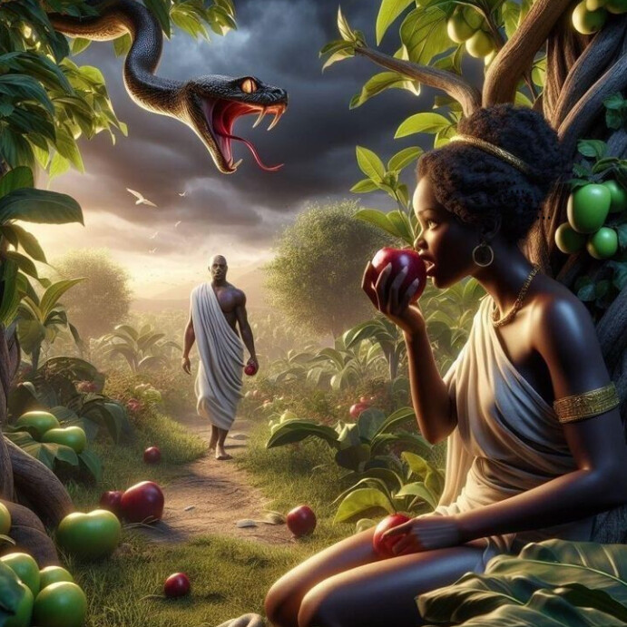 Copy of Maximalist Adam And Eve Design Template Instagram Post ...