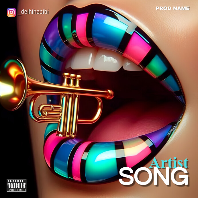 Modèle Maximalist Album Music Song Cover Instagram P | PosterMyWall