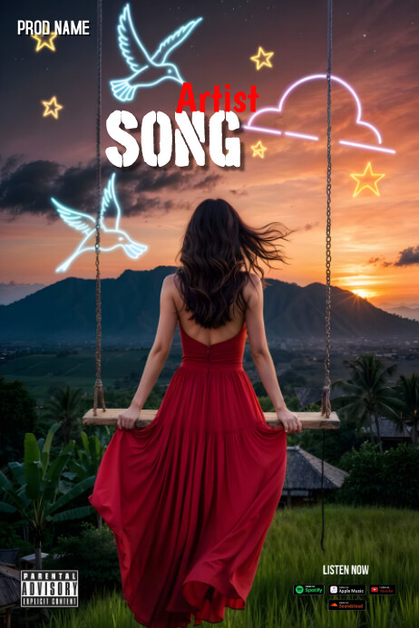 Plantilla de Maximalist Album Music Song Cover Poster | PosterMyWall