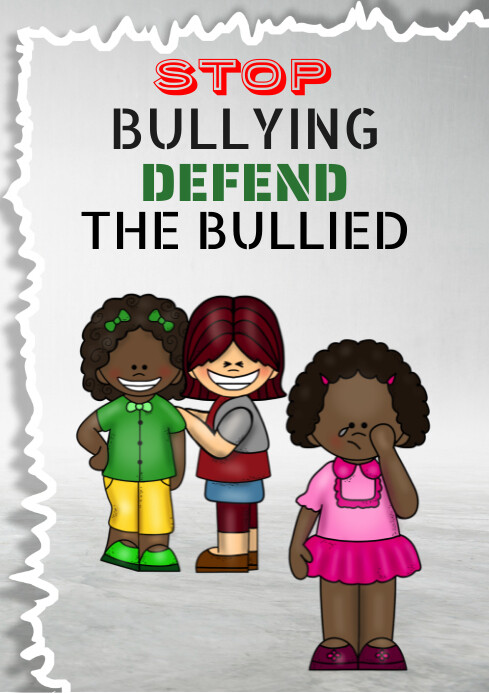 Maximalist Anti Bullying A4 Template | PosterMyWall