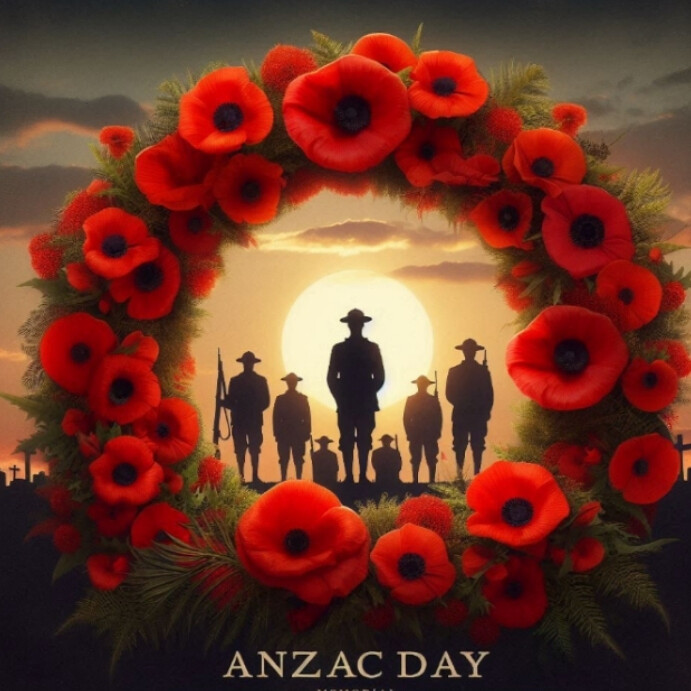Copy of Maximalist Anzac Day Instagram Post | PosterMyWall