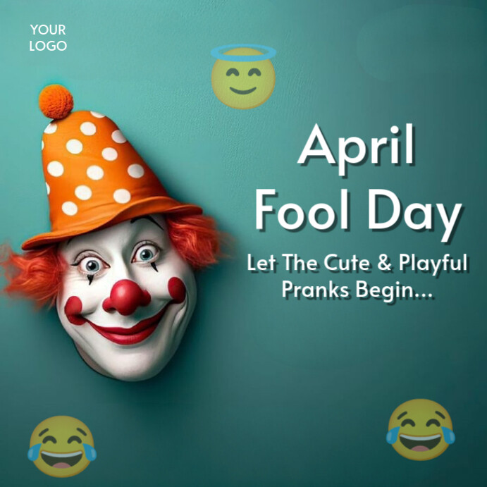 Maximalist April Fools Day 2025 Instagram Post Template | PosterMyWall