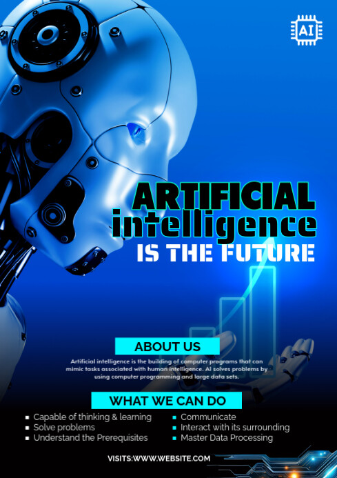 Copy of Maximalist Artificial Intelligence A1 | PosterMyWall