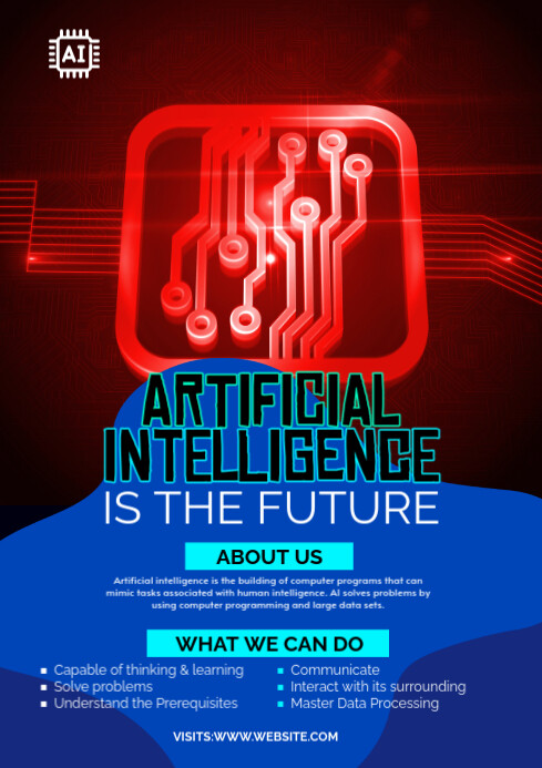 Copy of Maximalist Artificial Intelligence A2 | PosterMyWall