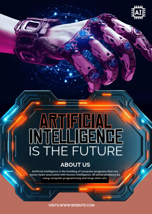 Copy of Maximalist Artificial Intelligence A6 | PosterMyWall