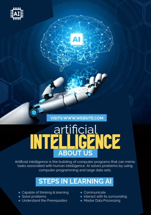 Copy of Maximalist Artificial Intelligence Flyer A2 | PosterMyWall