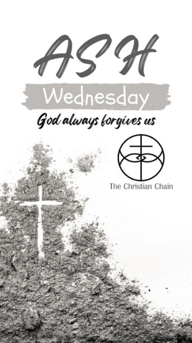 Maximalist Ash Wednesday Instagram Story Template | PosterMyWall