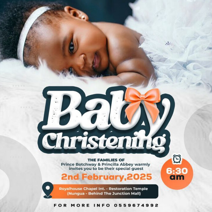 Maximalist Baby Naming Ceremony Instagram Post Template | PosterMyWall