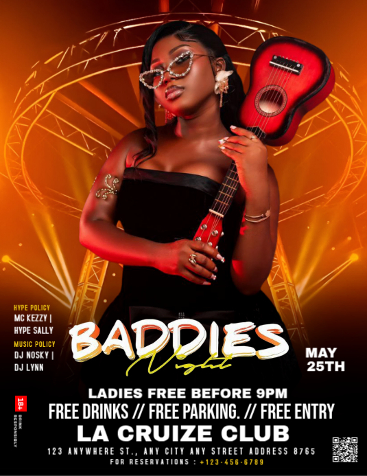 Copy of Maximalist Baddies Night Flyer (us Letter) | PosterMyWall